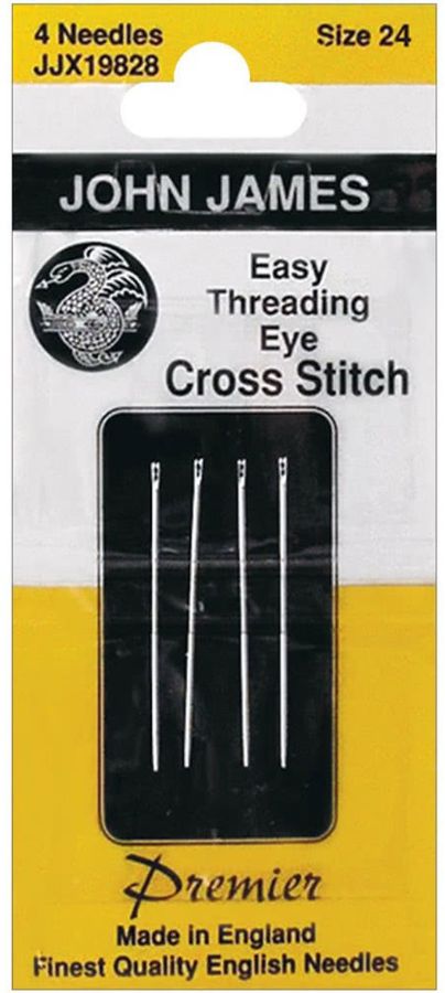 Punch with Judy > Easy Threading Eye Cross Stitch Needles - John James